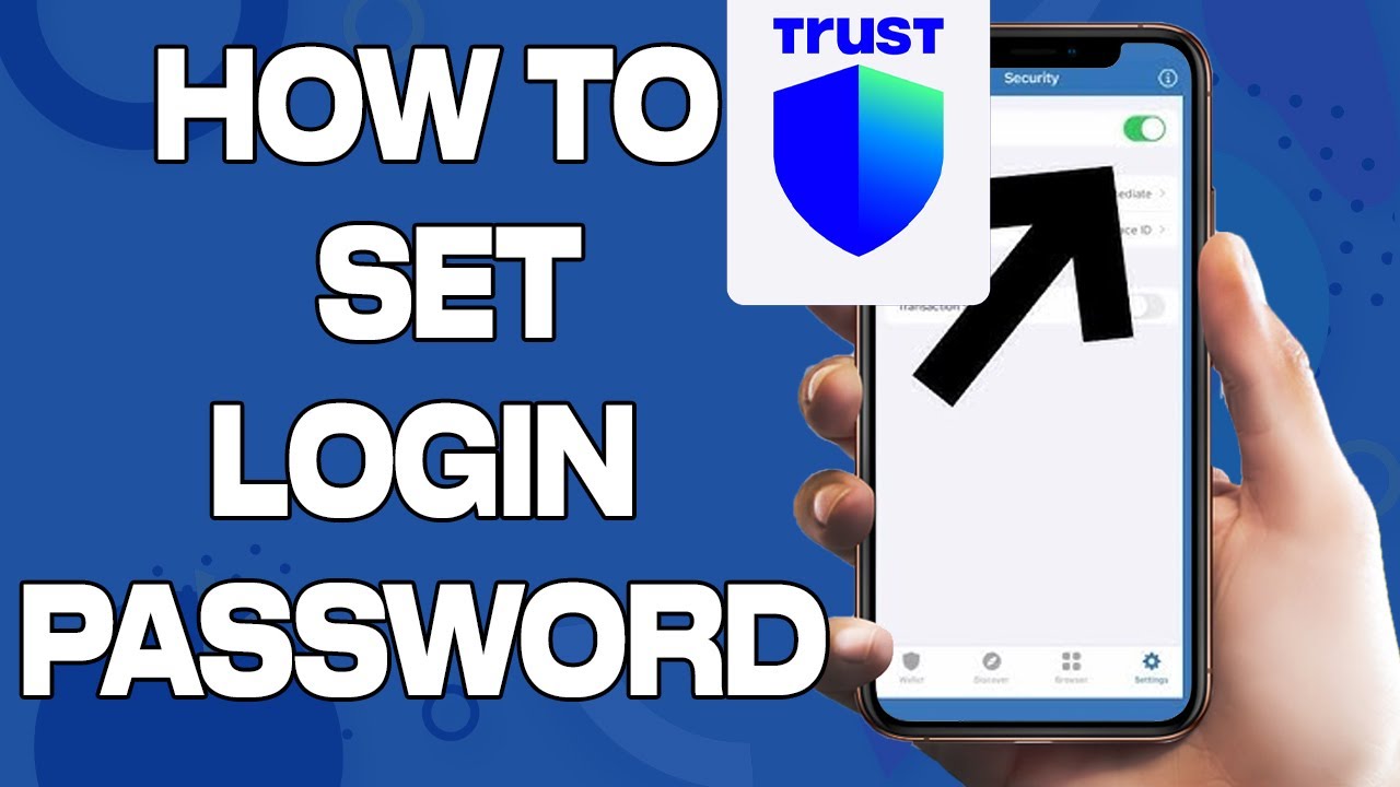 How to set a login password for Trust Wallet - YouTube