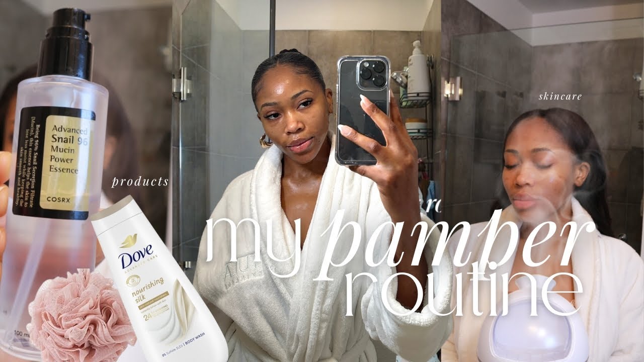 Nighttime SHOWER +PAMPER Routine│skincare & hyperpigmentation products ...