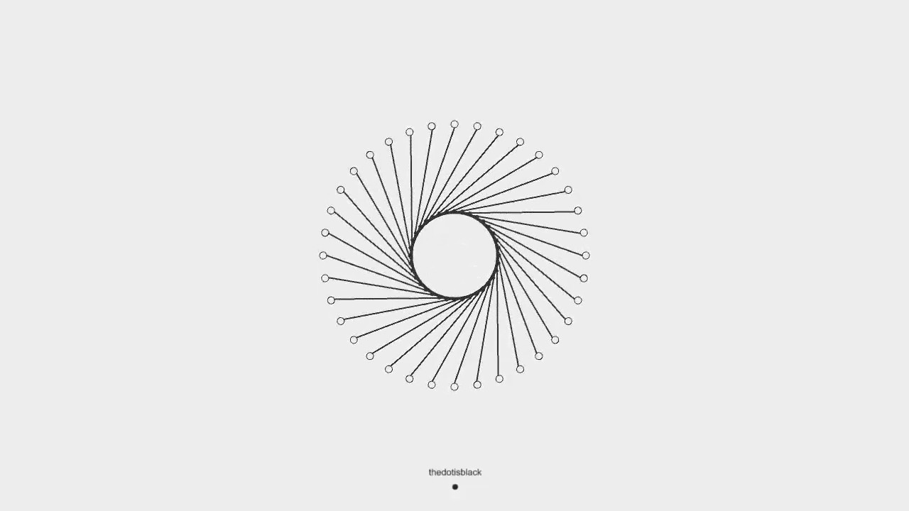 Moving lines around the center | Processing art (Creative coding and ...
