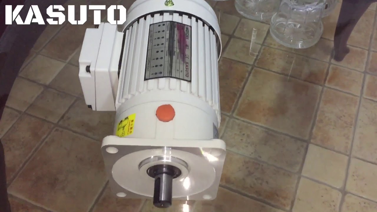 KASUTO gearmotor - YouTube