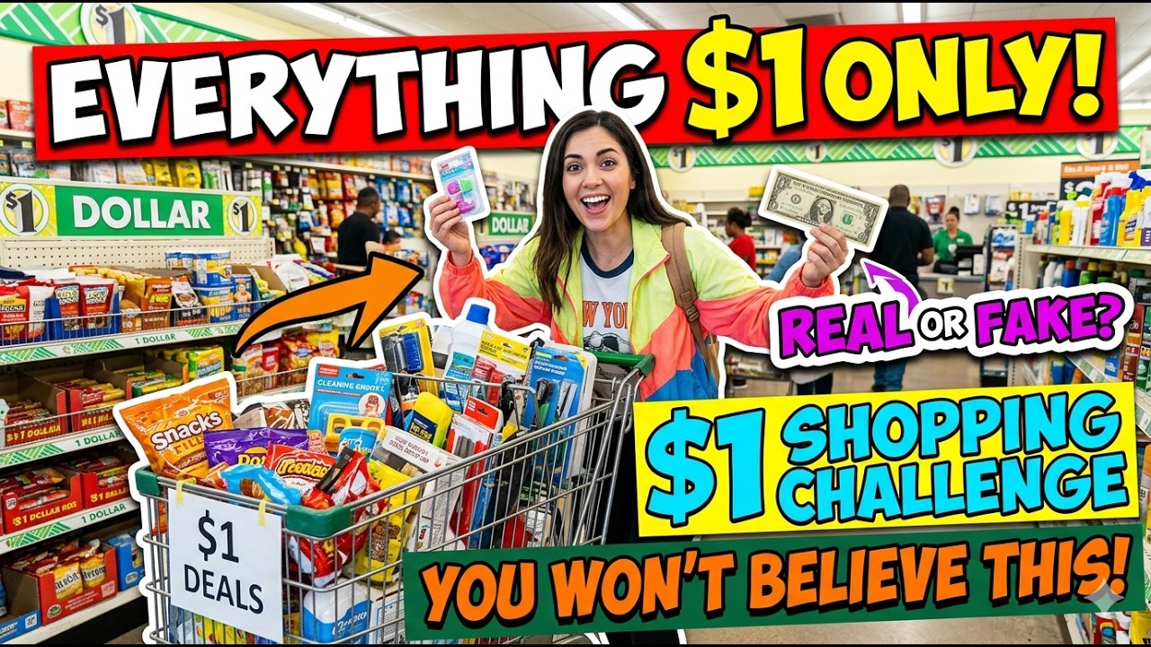 ONE 1 DOLLAR EVERYTHING 1 DOLLAR SHOP - YouTube