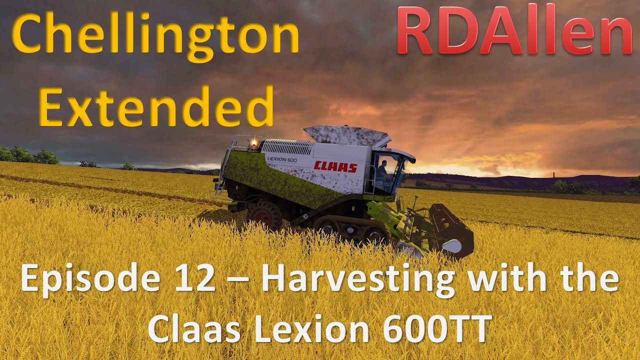 Farming Simulator 15 MP Chellington E12 - Harvesting Wheat with the ...