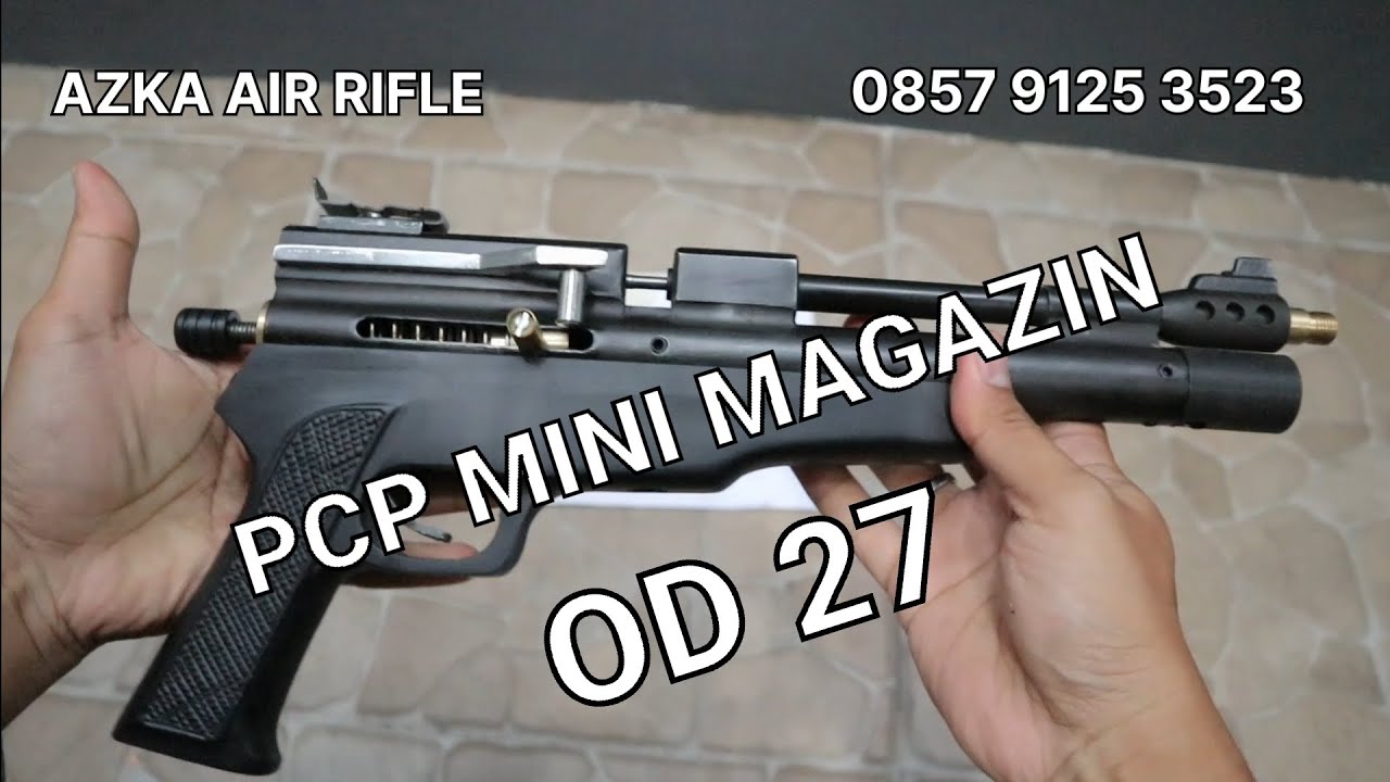 pcp mini tabung monel, bisa magazin juga - YouTube