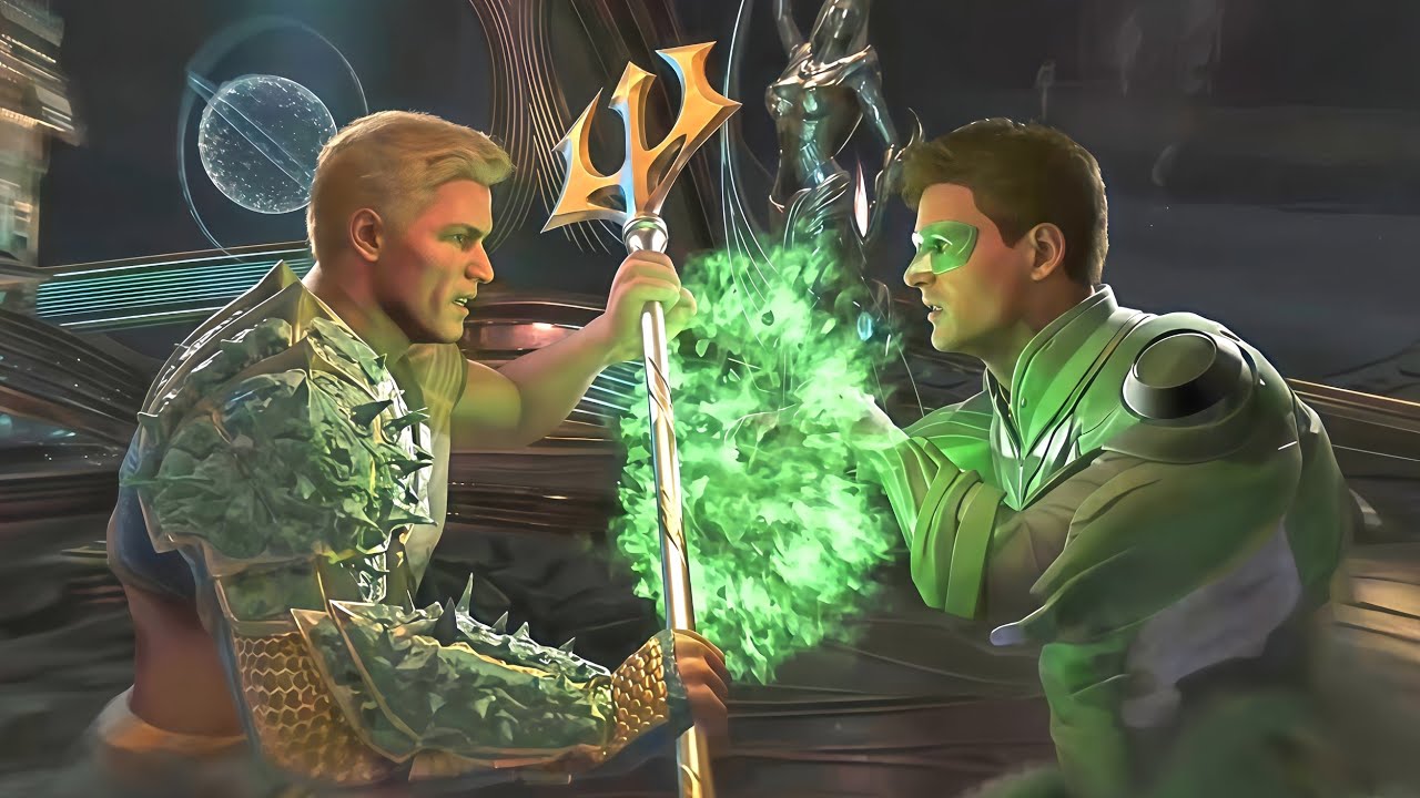 INJUSTICE 2 - CHAPTER 5 SEA OF TROUBLES ( GREEN LANTERN ) STORY MODE ...