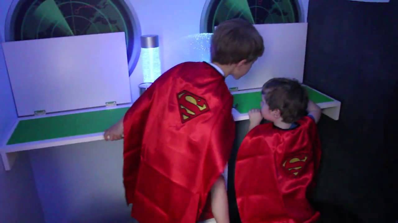 Parents Reveal Secret 'Batcave' Playroom For Kids - YouTube