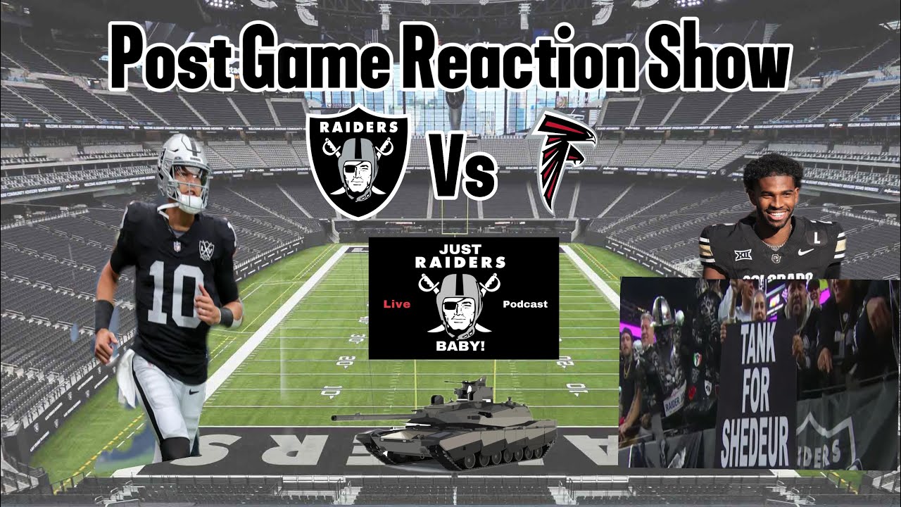 JRB Live! Ep. 8 Raiders vs Falcons Post Game Reaction Show With Host ...