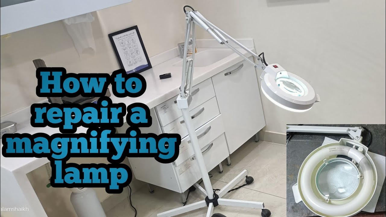 magnifying lamp repair 2023 | medical light | stand light - YouTube