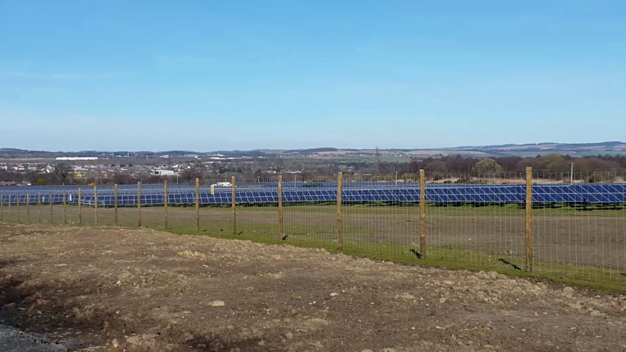 Huge Fife Solar Farm - YouTube
