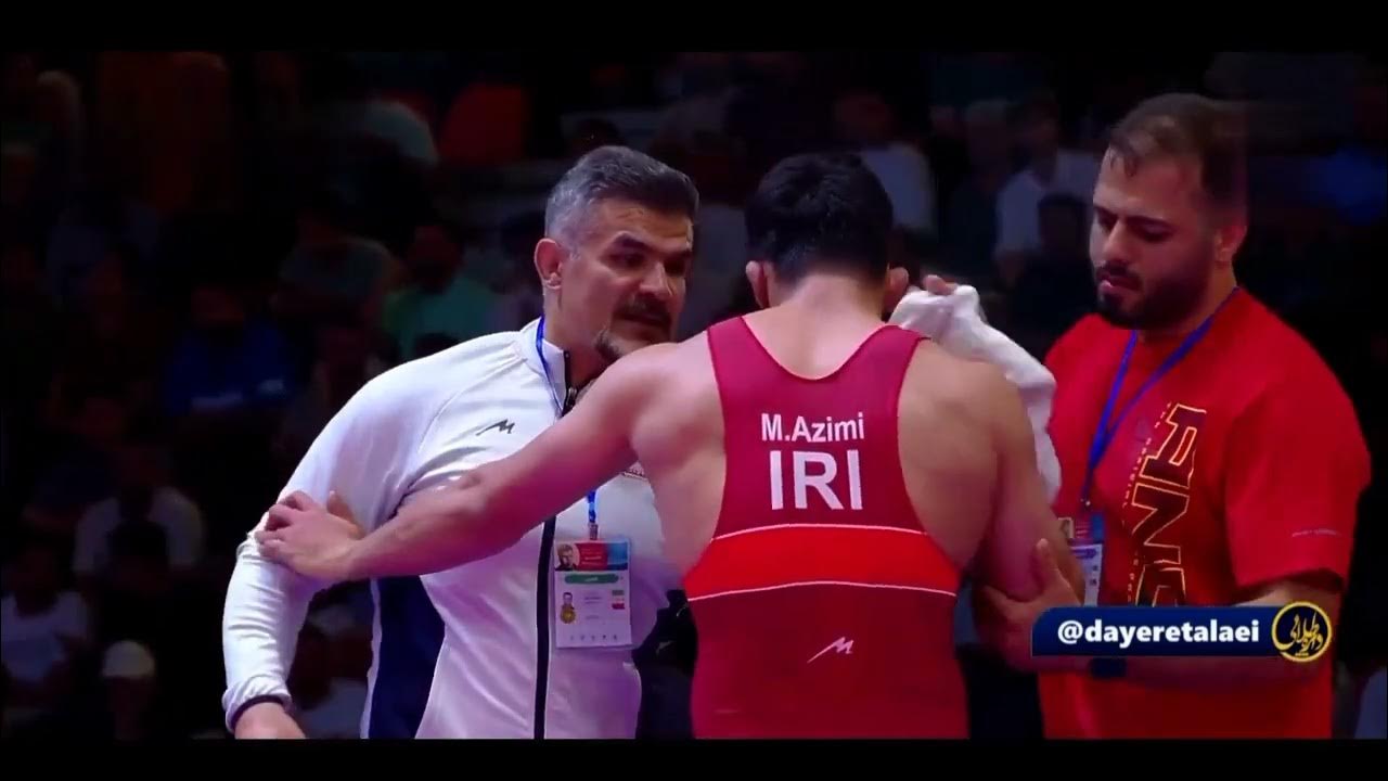 قهرمانی محمدمبین عظیمی در وزن 92Kg - YouTube