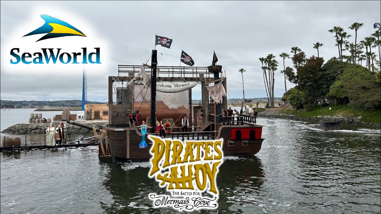 SeaWorld presents Pirates Ahoy! Battle for Mermaid Cove - YouTube