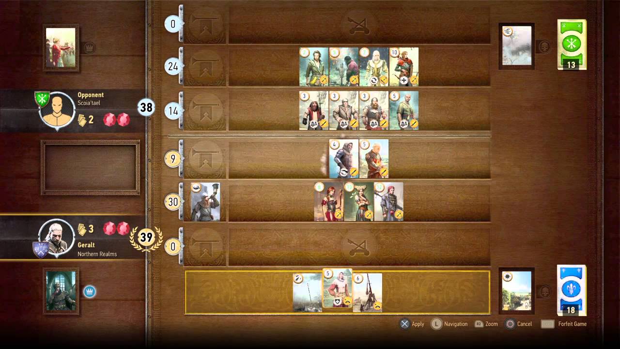 The Witcher 3: Wild Hunt Gwent Vs Crow's Perch Armorer - YouTube