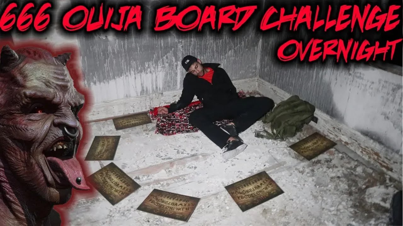 666 OUIJA BOARD RITUAL CHALLENGE OVERNIGHT IN TOMS HOUSE | PARANORMAL ...