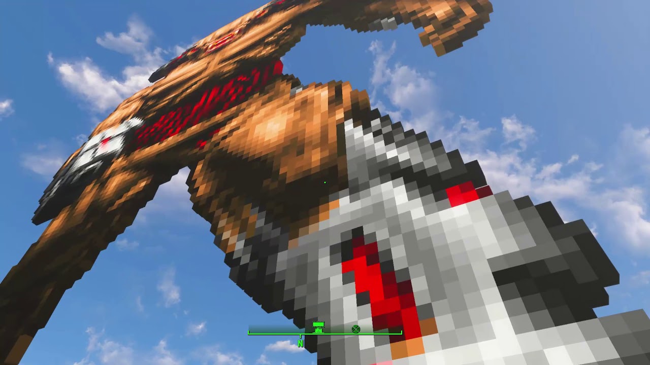 Fallout 4 - Settlement Pixel Art - YouTube