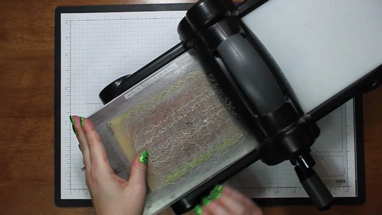 How to Dry Emboss with the Big Shot: Tool Time Thursday #13 - YouTube