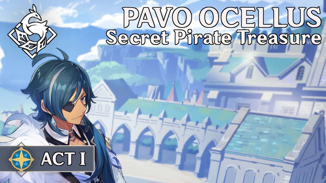 Kaeya - Pavo Ocellus - Act 1: Secret Pirate Treasure (Genshin Impact ...