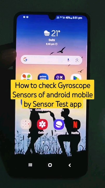 How to check Gyroscope Sensors of android mobile by Sensor Test app # ...