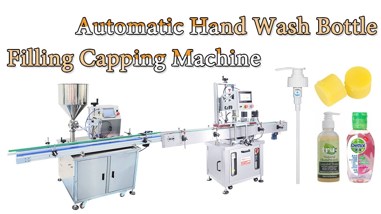 HY| Automatic Filling Capping Machine For Hand Wash Bottle | HYAP1 -10T ...