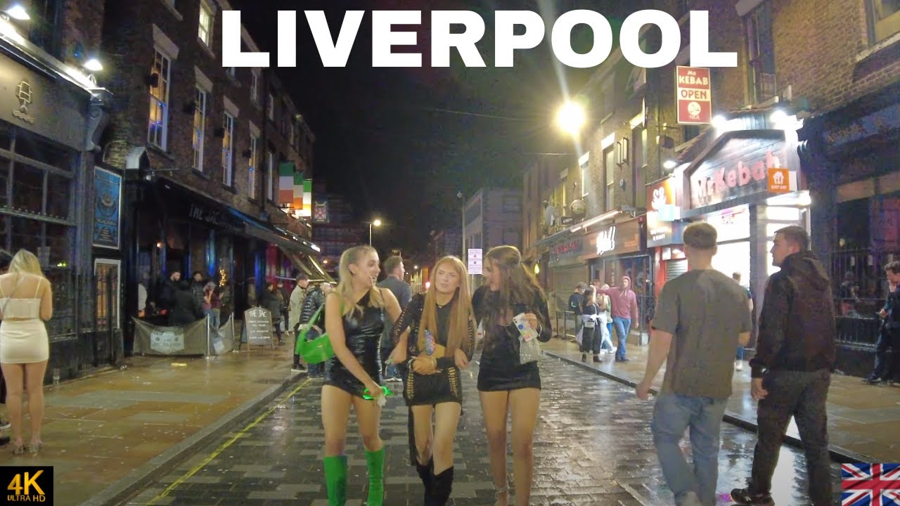 Liverpool England UK Nightlife Walk Tour | New Year Ever part 6 - YouTube