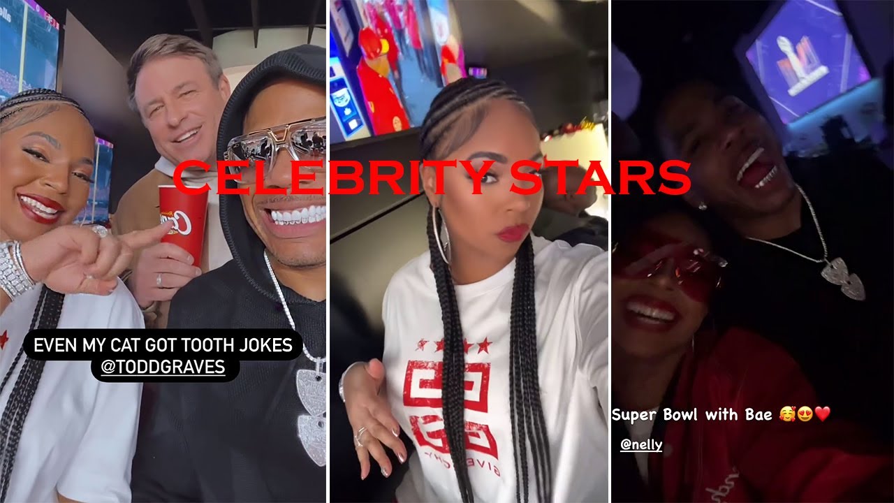 Nelly & Ashanti Attend The Super Bowl After He Fixes His Missing Tooth ...