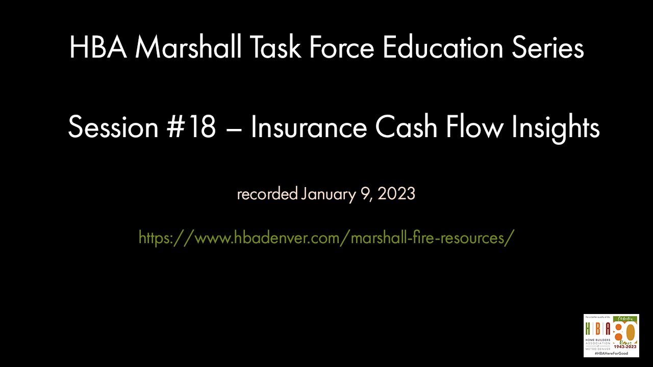 The Home Builders Association of Metro Denver Marshall Fire Task Force ...