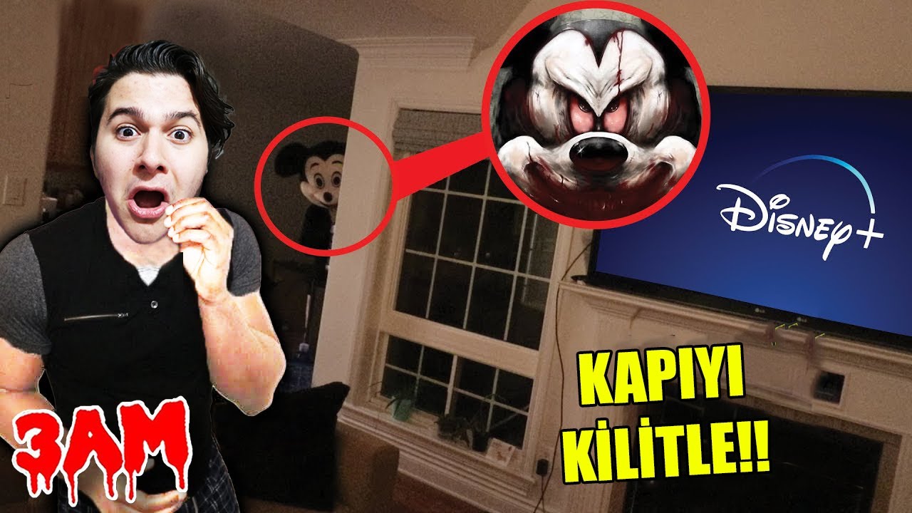 GECE 3'te DİSNEY PLUS İZLERSENİZ KAPINIZI KİLİTLEYİN !! (MİCKEY MOUSE ...