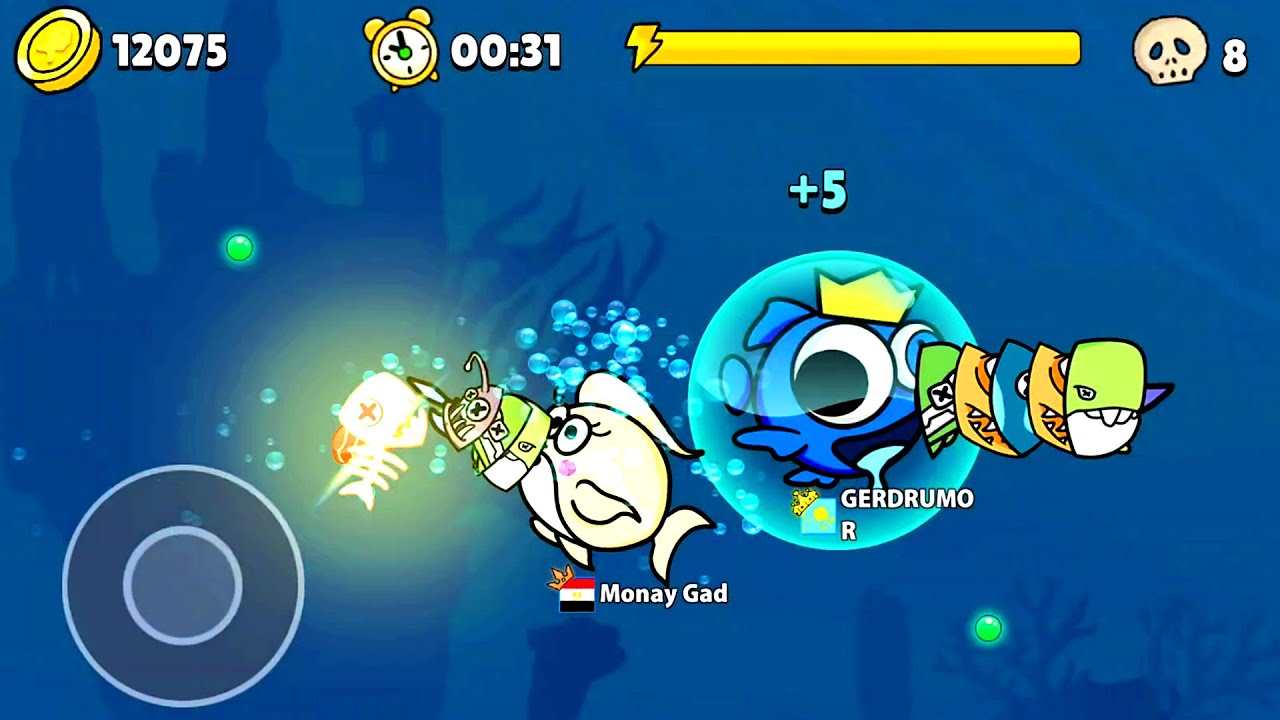 Fish Game - A new battle! Fish Blue. Fish Go IO - Eating Evolution - Fish.IO - YouTube