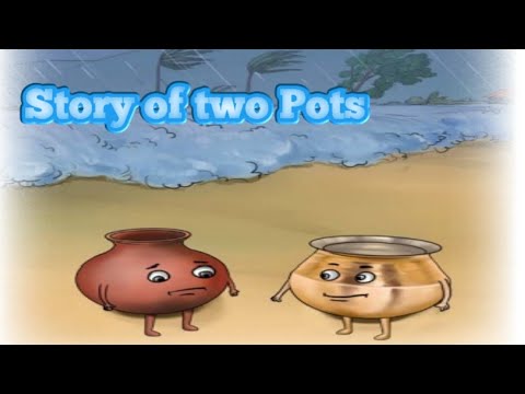 Short moral story|Never judge others|Story of two Pots #pots #copper# ...