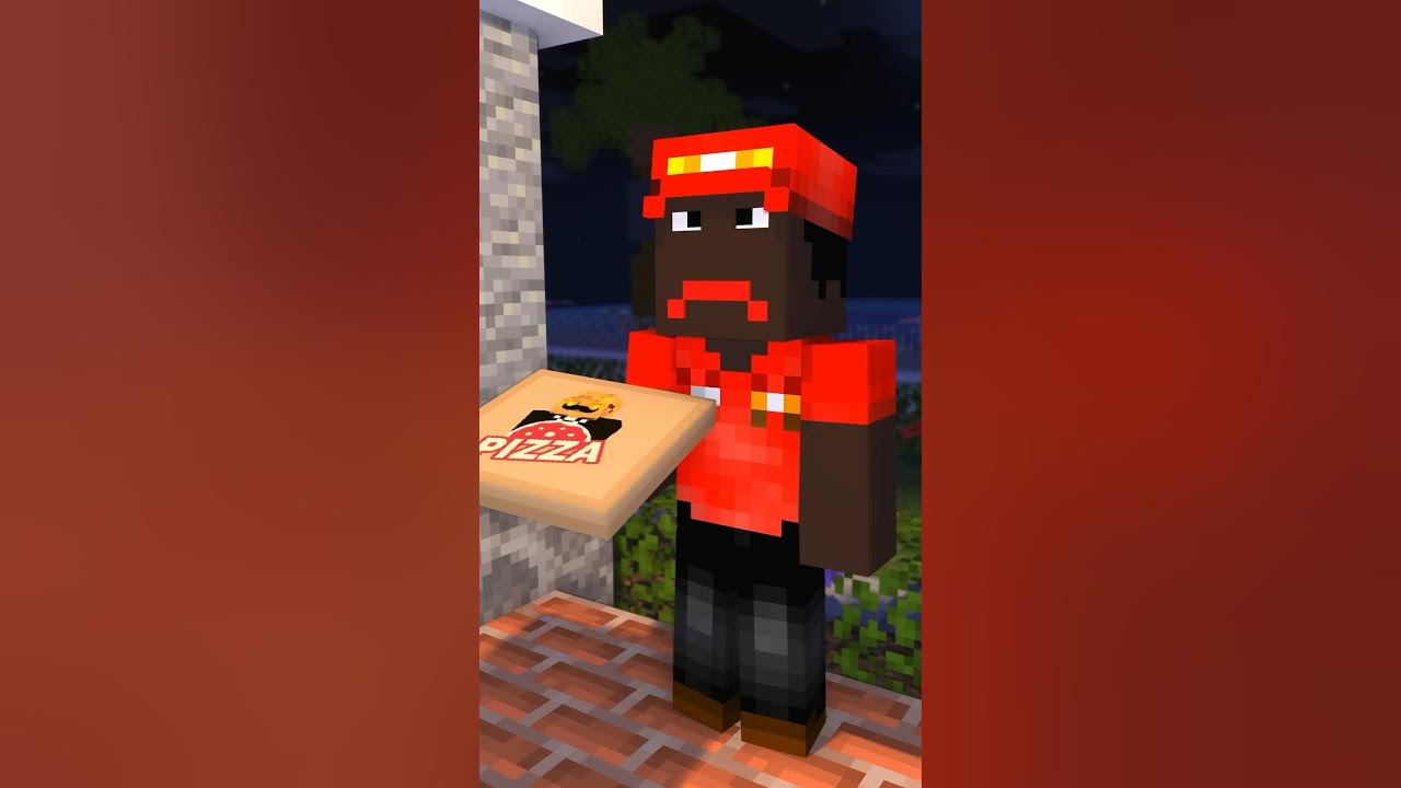 Доставка пиццы в Майнкрафте #shorts #майнкрафт #minecraft - YouTube