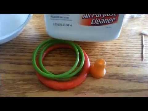 How to Test Vintage Jewelry for Bakelite using 409 Cleaner - YouTube