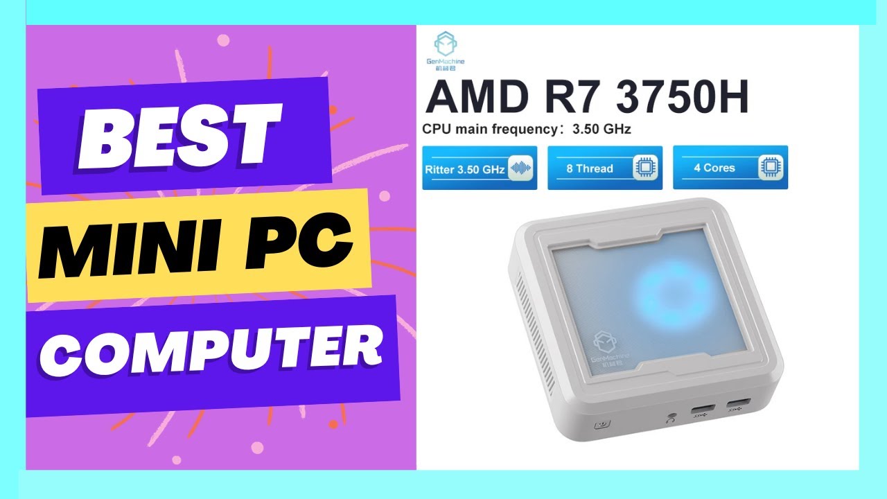 GenMachine New Light AMD Ryzen 7 3750H Mini PC - YouTube