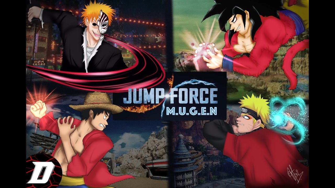 JUMP FORCE MUGEN: Characters + Gameplay + Download Link - YouTube