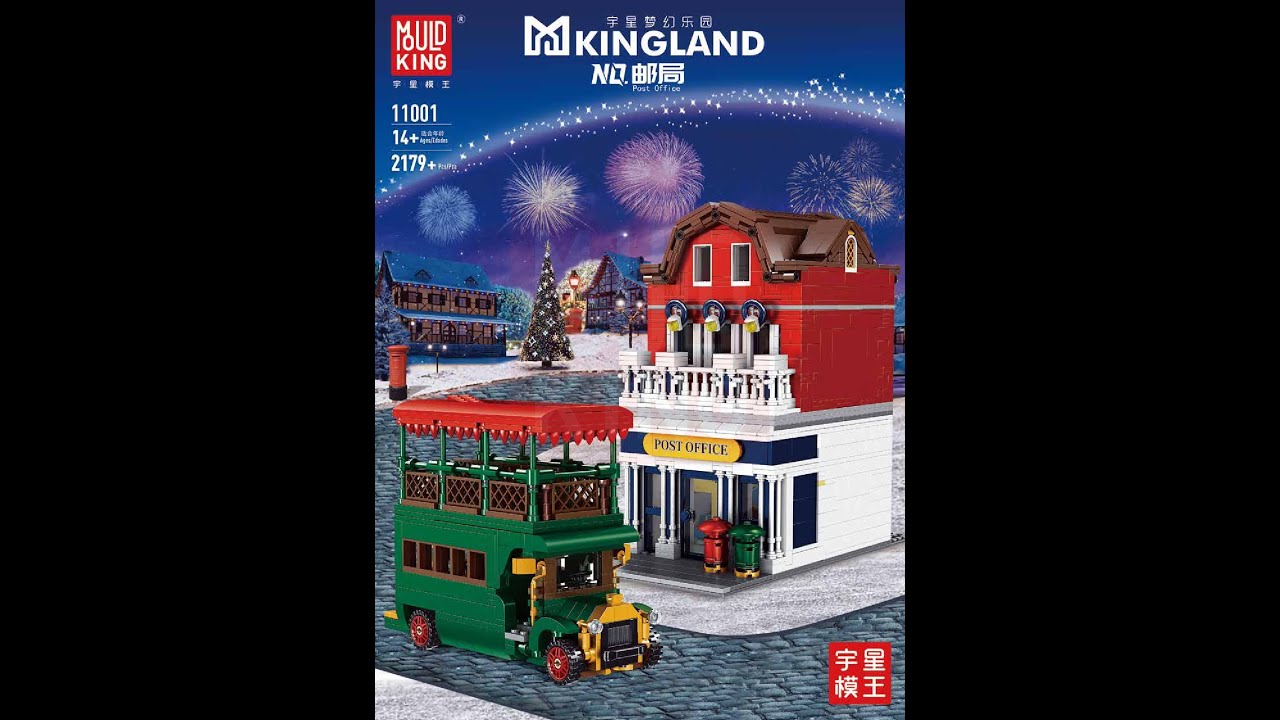Mould King 11001 Building Instructions, Post Office, Manual free ...