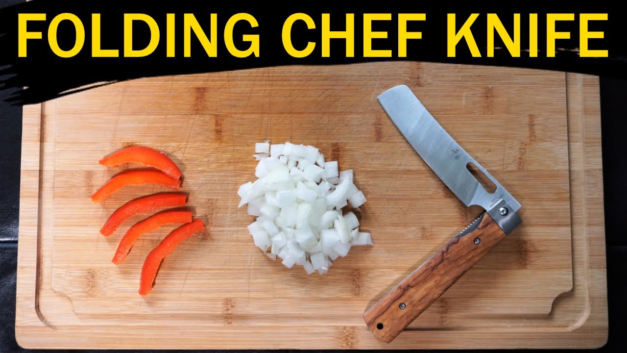 Folding Portable Chef Knife? | Test & Review - YouTube