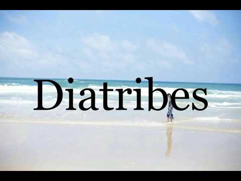 How To Pronounce Diatribes🌈🌈🌈🌈🌈🌈Pronunciation Of Diatribes - YouTube
