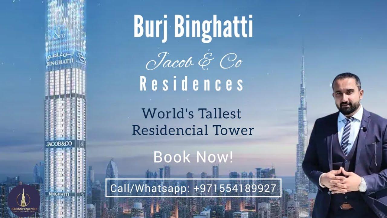 Burj Binghatti Jacob & CO Residences | The Tallest Residential Tower In ...