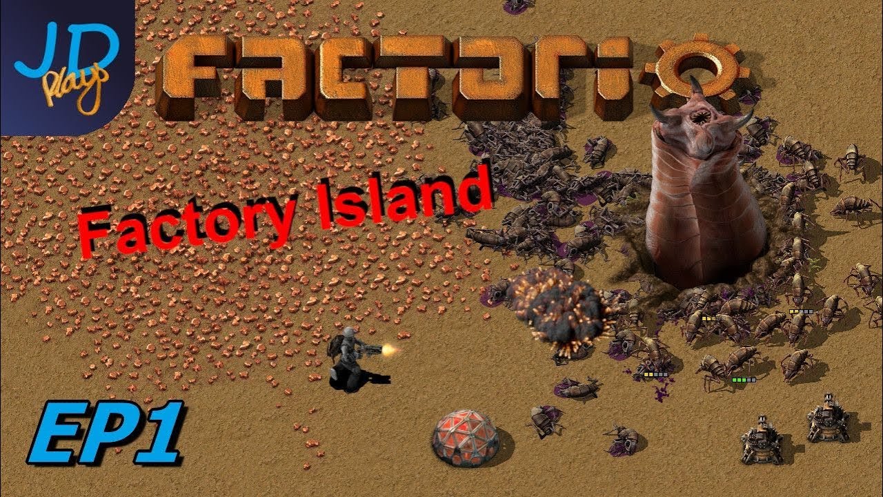 Factorio 0.17 | Factory Island EP1 | A New Start, a New tutorial ...