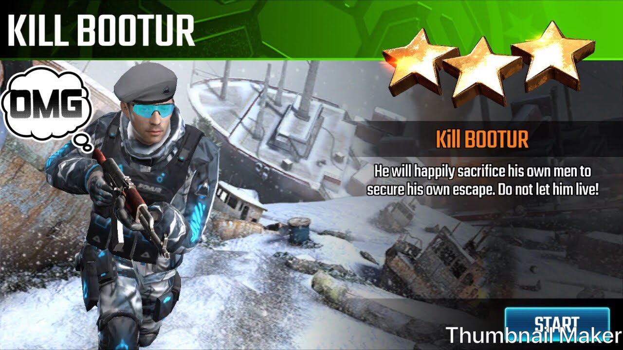 Kill Bootur, Sniper strike special ops mission #5-Siberia (Boss/zone 6 ...