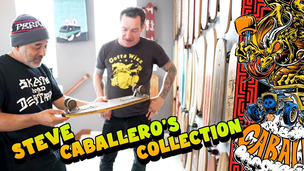 Skateboard legend Steve Caballero's collection - YouTube