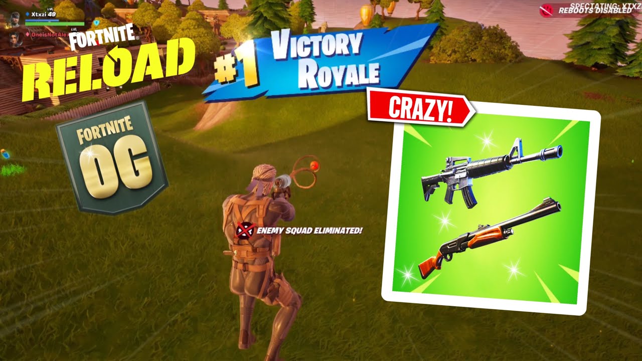 AR And PUMP Combo Goes CRAZY! (Fortnite Reload Gameplay) - YouTube