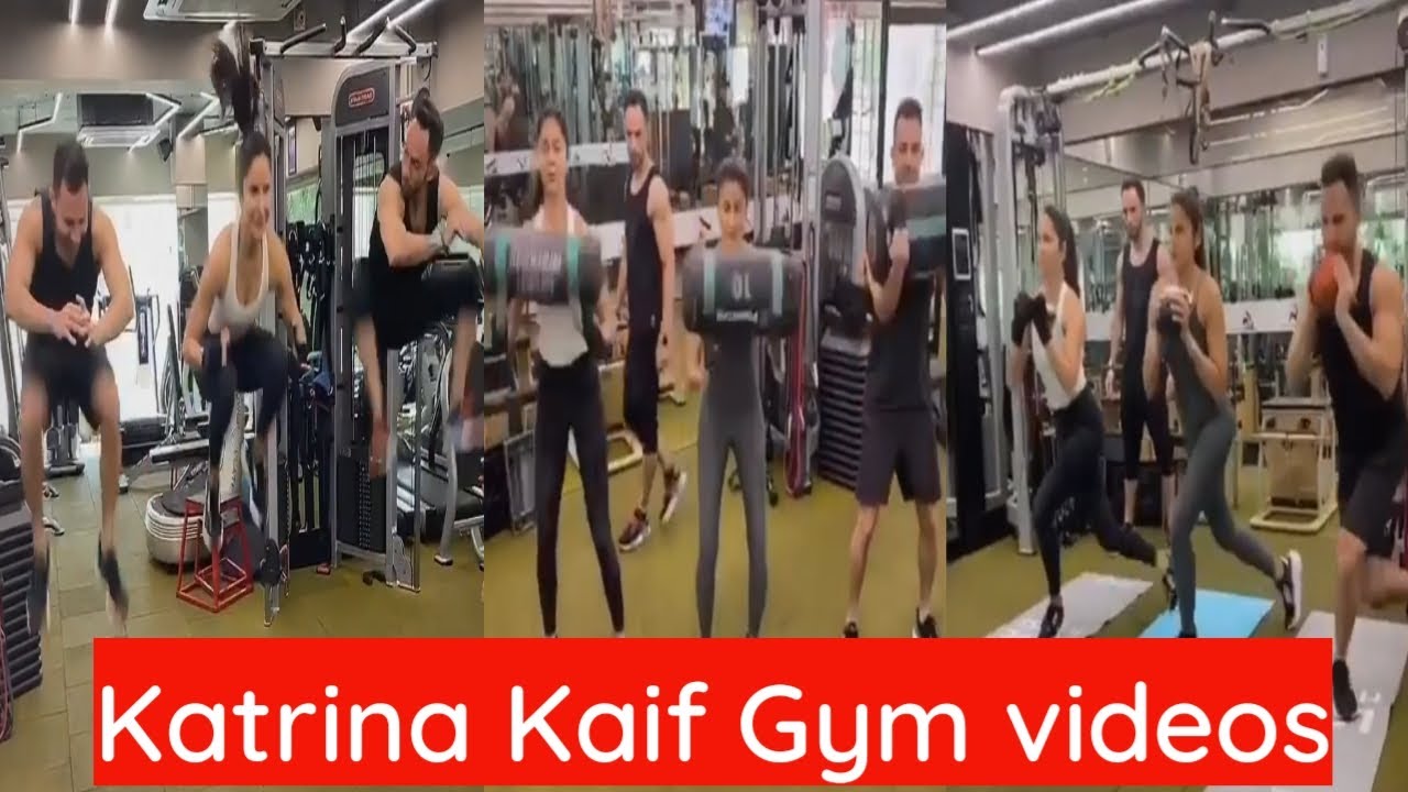 Katrina Kaif all workout /Gym videos 2021।। Bollywood actress workout ...