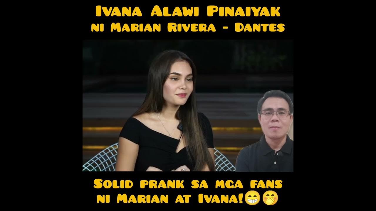 LOOK: Ivana Alawi Napaiyak ni Marian Rivera! - YouTube