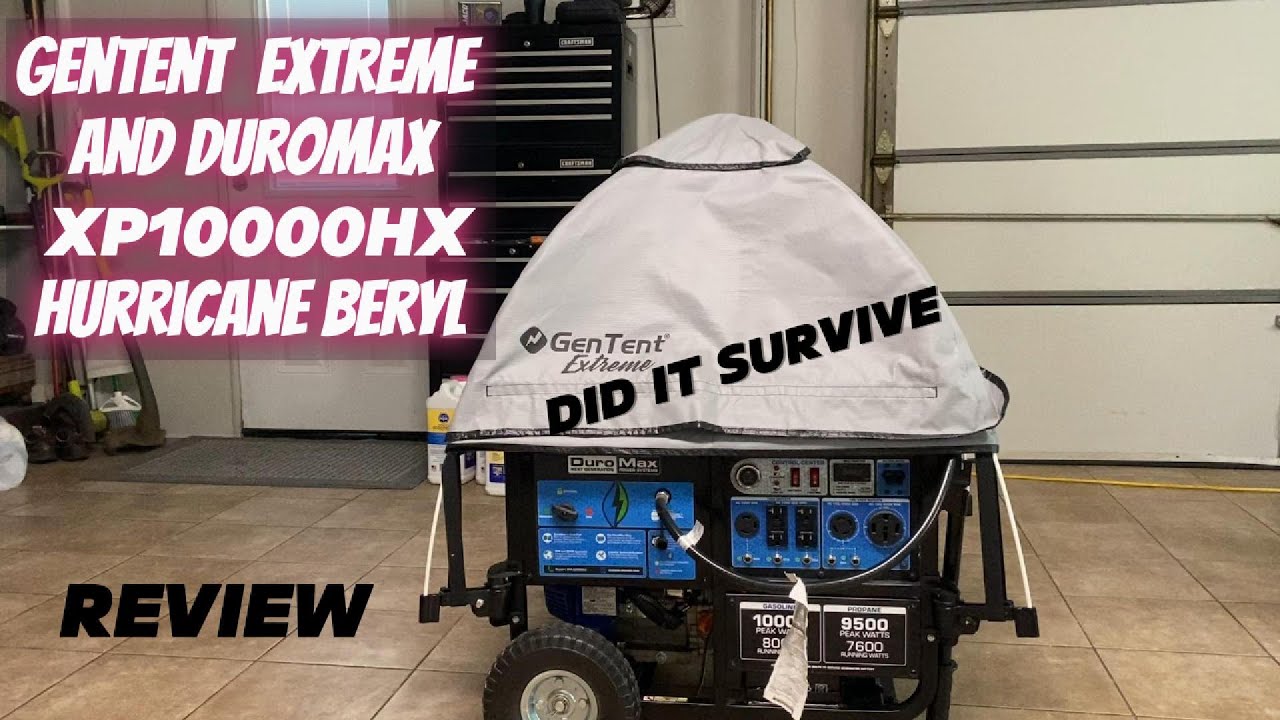 Hurricane Review of GenTent Extreme and DuroMax XP10000HX Portable ...