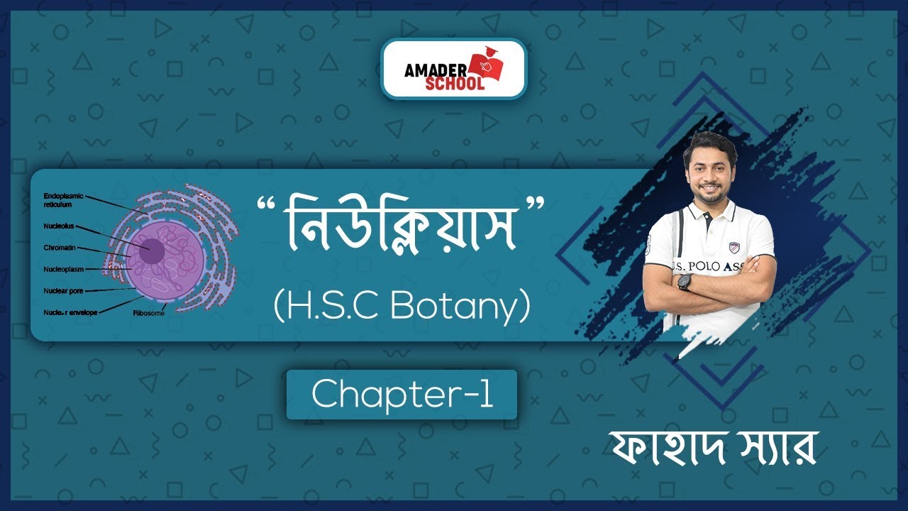 09. Nucleus | নিউক্লিয়াস [ কোষের প্রাণকেন্দ্র] | HSC botany Chapter 1 ...