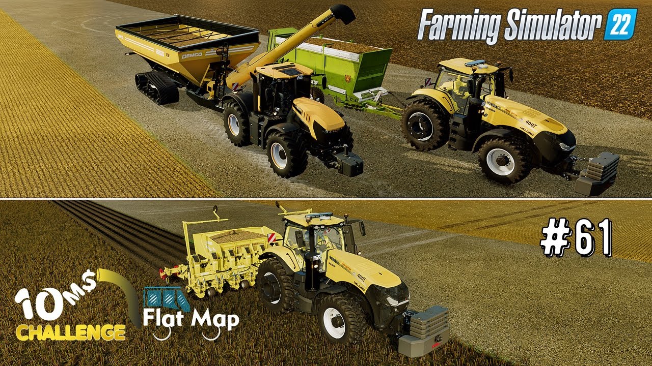 farming Simulator 22 fs22 timelapse Ep #61 Flat Map fs22 Mods - YouTube