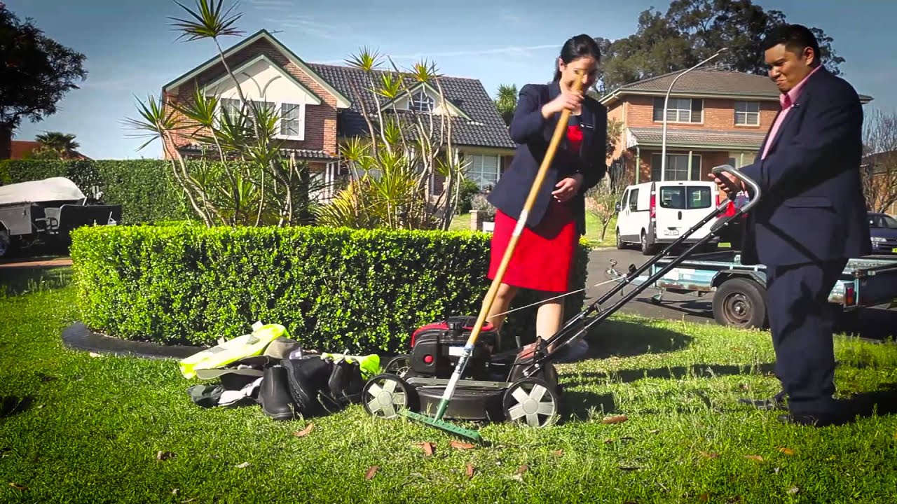 Giving Service Back - Lawn Mowing - YouTube