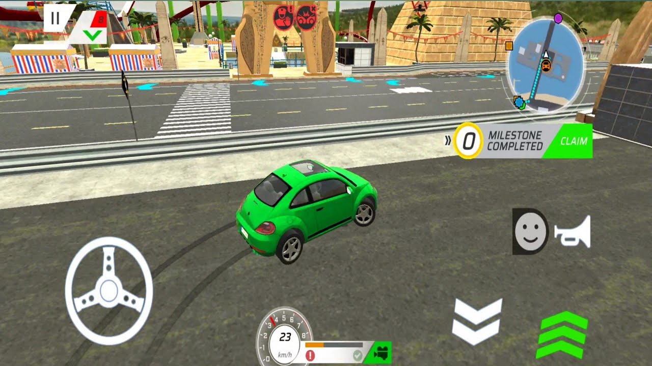 car drivers online fun city- Android gameplay| green car driving| car ...