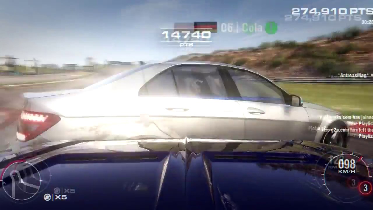 Cheaters' Drift antics (Grid 2) - YouTube