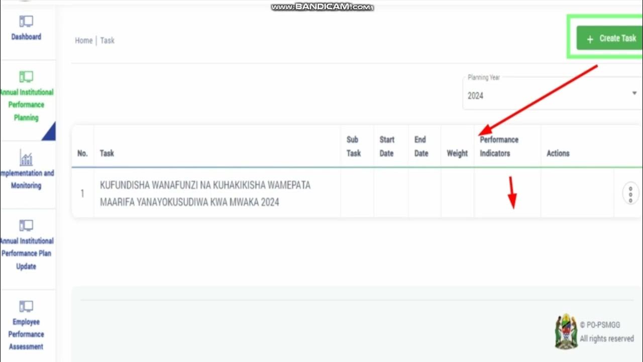 Jinsi ya kutengeneza task na subtask kwenye PEPMIS - YouTube