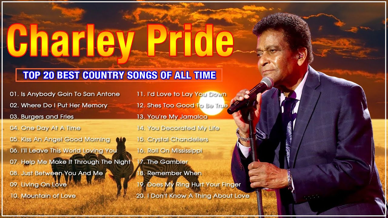 Top 20 Best Songs Of Charley Pride - Charley Pride Greatest Hits Full ...
