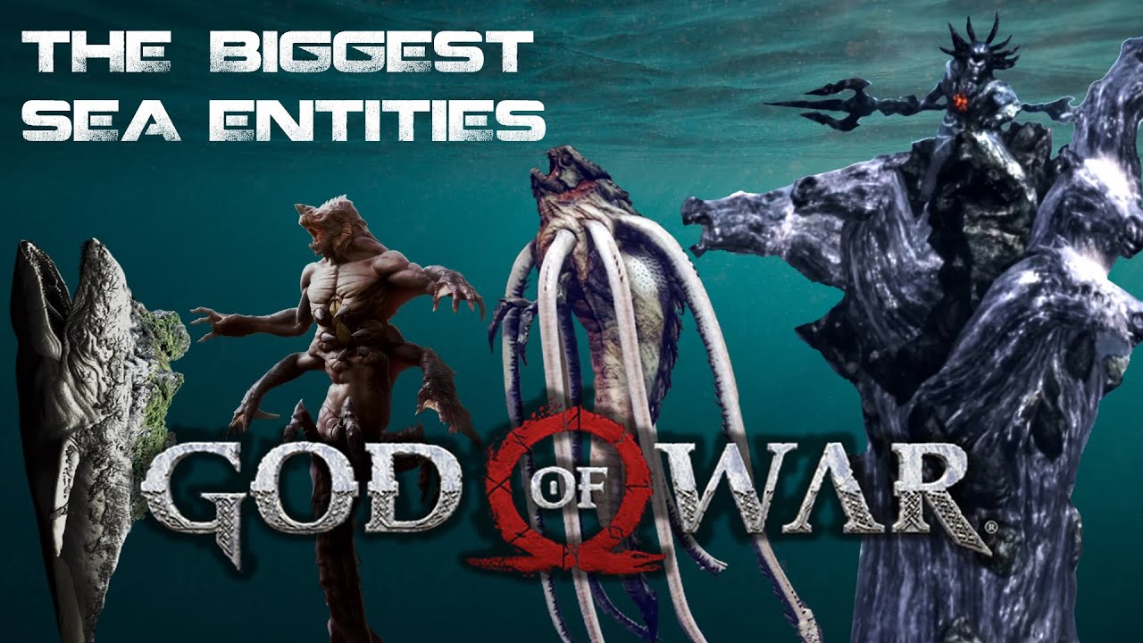 10 Biggest Ocean Entities of the God of War Games - YouTube